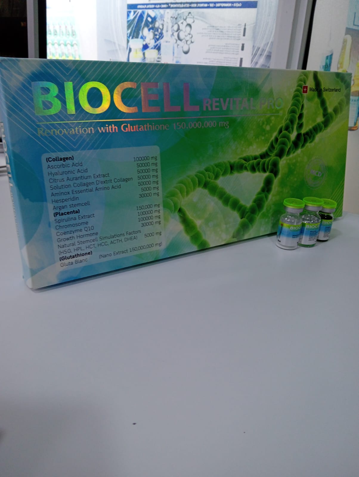 Biocell Revital Pro Renovation 150000000mg Skin Whitening Injection ...