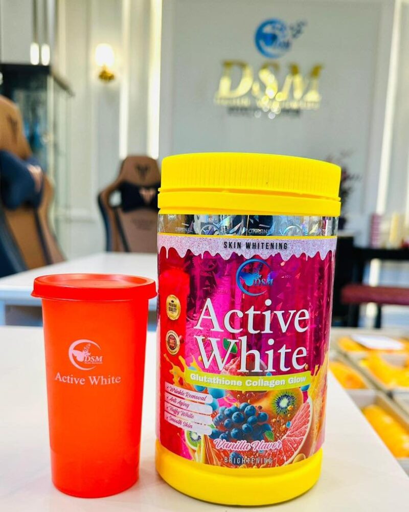 Active White Glutathione Collagen Glow – Skin Whitening & Anti-Aging