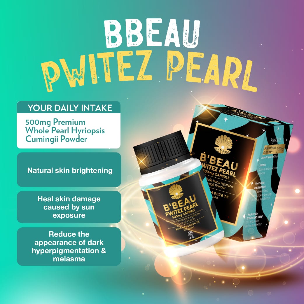 B'BEAU PWITEZ PEARL 500mg CAPSULE - Beauty Bites