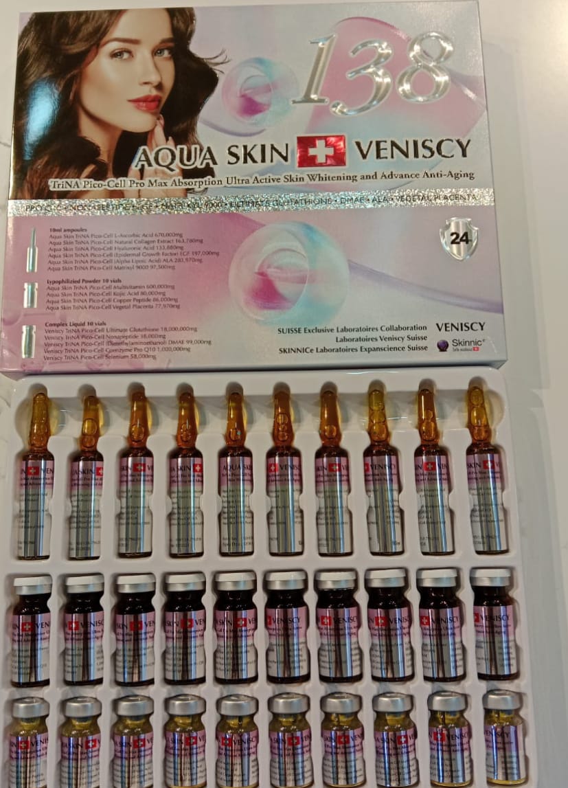 Aqua Skin Veniscy 138 Glutathione Injecion - Beauty Bites