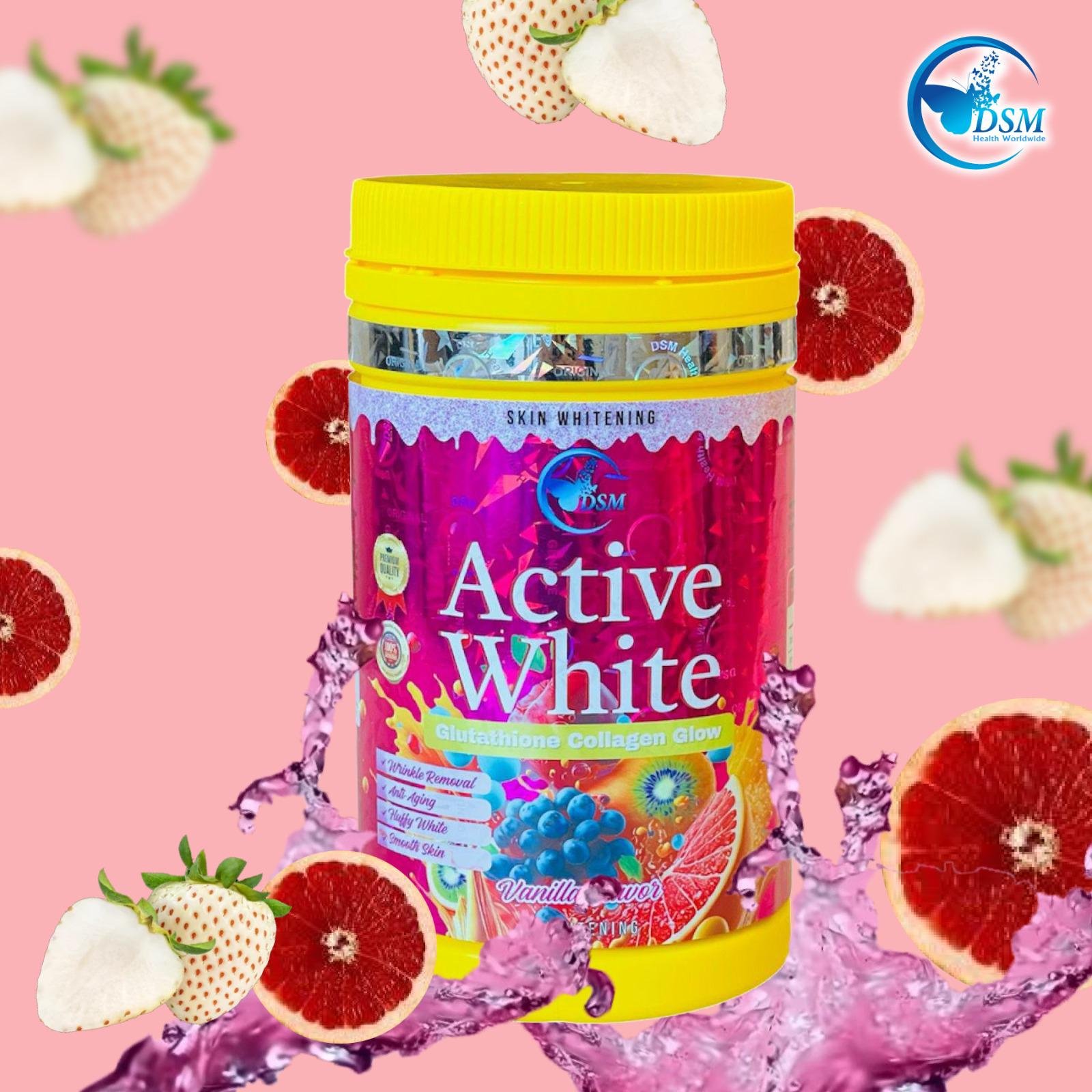 Active White Glutathione Collagen Glow – Skin Whitening & Anti-Aging
