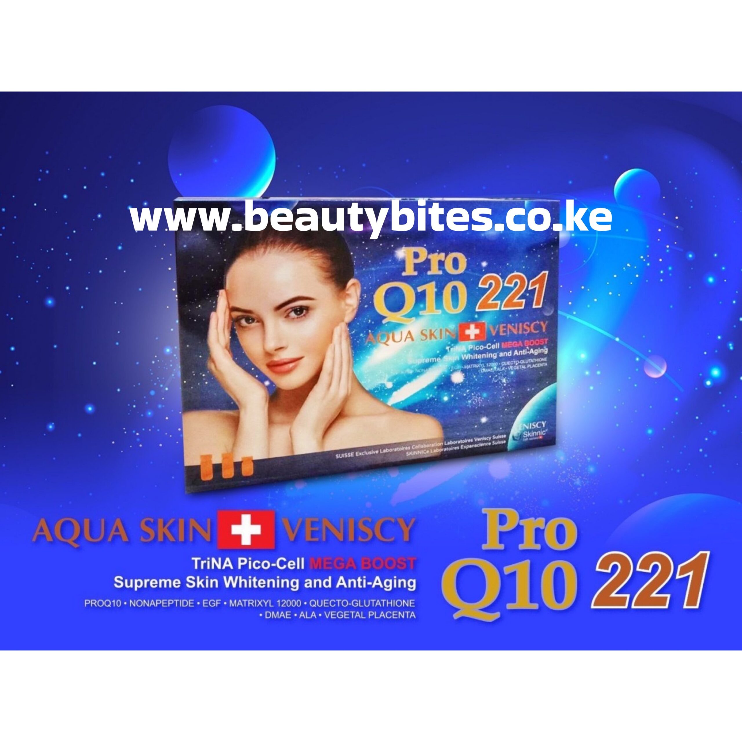 Aqua Skin Veniscy Pro Q10 221 TriNA Pico-Cell MEGA BOOST – Supreme Skin ...