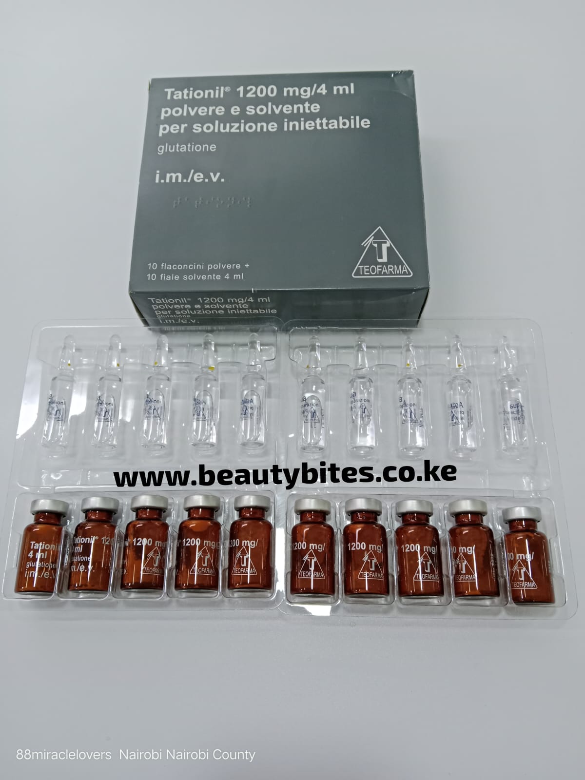 Tationil 1200 mg/4 ml - Beauty Bites